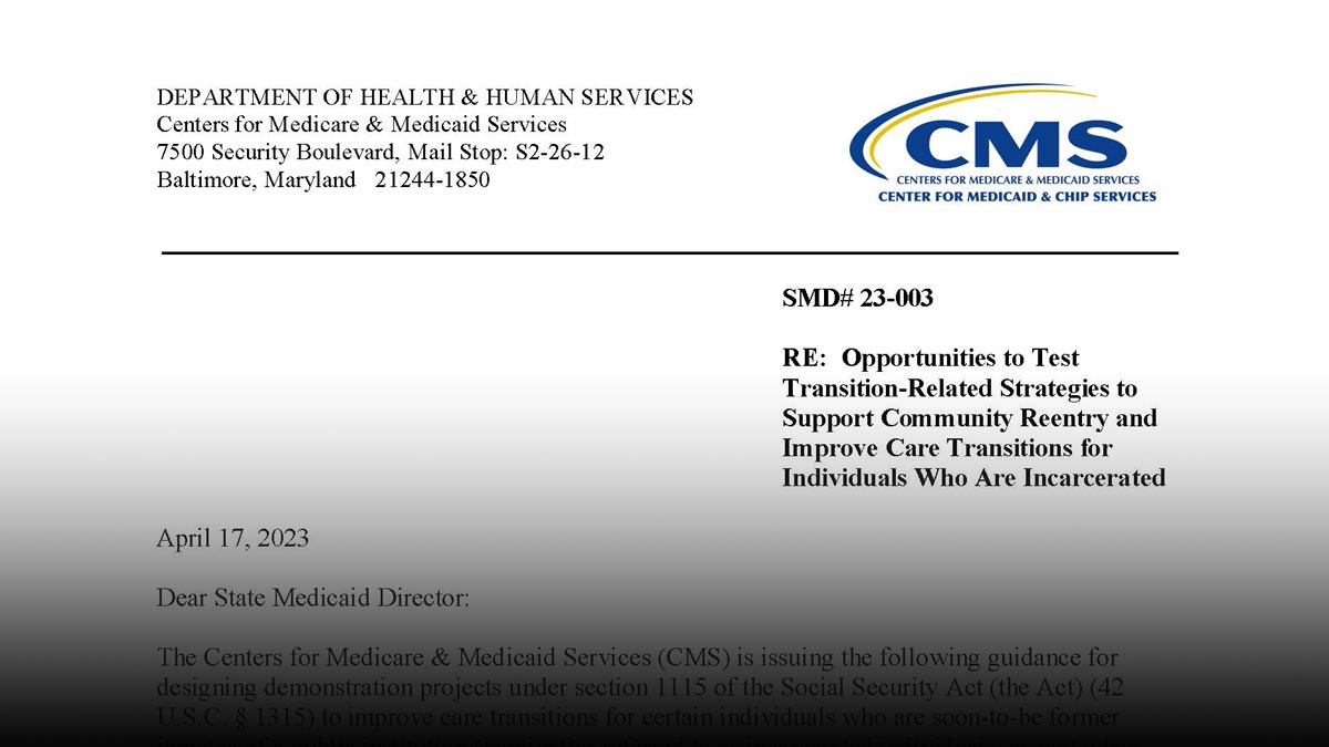 Medicaid and Corrections | National Reentry Resource Center